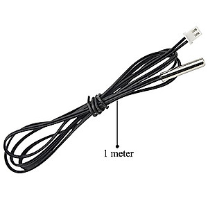 XINGYHENG 10Pcs NTC 10K Thermistor Sensors Digital Temperature Probe for Air Conditioner (100cm)