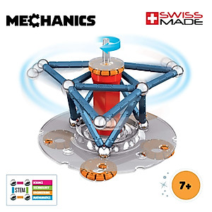 Geomag Magnetic Toys | Kids STEM Building Toys | Mechanics Magnetic Motion | Magnet Gears Construction | Educational Gifts | Swiss-Made | Age 7+ 86 Piece