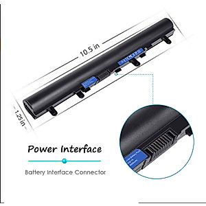 Vinpera (2600mAh AL12A32 AL12A72 Battery Replacement for ACER Aspire E1 E1-522 E1-532 E1-572 E1-572G E1-510 E1-510P V5 V5-431 V5-471 V5-471P V5-531 V5-571 V5-571P V5-571-6605