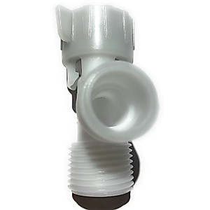 Plastic 7/8"(15/16") x 7/8"(15/16") x 1/2" T adapter connector for Bidet, toilet with Rubber Washer US Specification