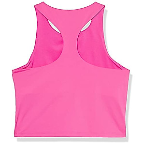 Under Armour Girls Motion Crop Tank Top, (652) Rebel Pink / / Pink Sugar, Medium