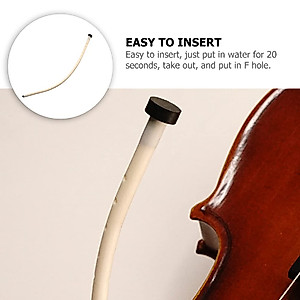 FOMIYES Violin Humidifier Violin Sound Hole Humidifier Viola Humidifier F Hole Humidifier Panel Humidifier Violin Accessories White