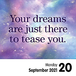 Unspirational 2021 Day-to-Day Calendar: everything happens for no reason