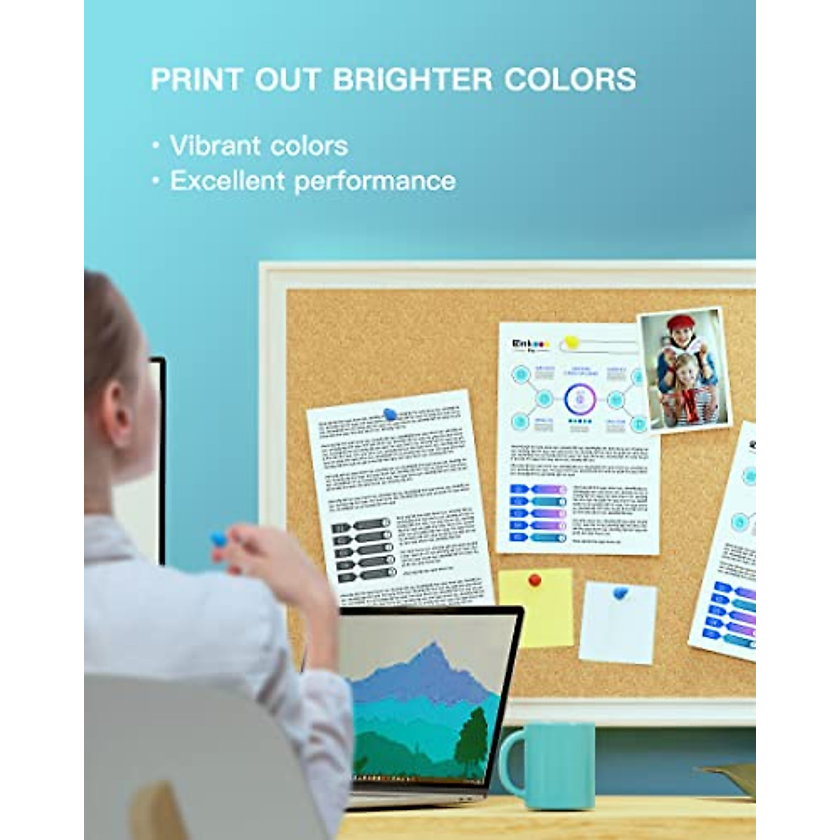 E-Z Ink Pro 202XL Remanufactured Ink Cartridge Replacement for Epson 202 XL 202XL T202XL for Epson Expression Home XP-5100 Workforce WF-2860 Printer (4 Packs, Black, Cyan, Magenta, Yellow)