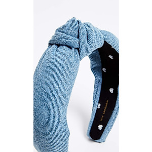 Lele Sadoughi Women's Denim Knotted Headband, Light Denim, Blue, One Size