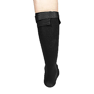 Ankle Joint Support Adjustable Foot Drop Orthotics Brace Compression Sock for Plantar Fasciitis Achilles Tendonitis Pain Relief Splint (Medium)