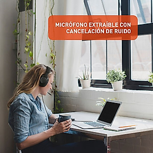 JBL Free WFH Wired Over-Ear Headset with Detachable Mic - Black (Renewed)