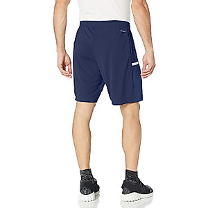 adidas Male Team 19 Knitted Shorts , Team Navy Blue/White , XL