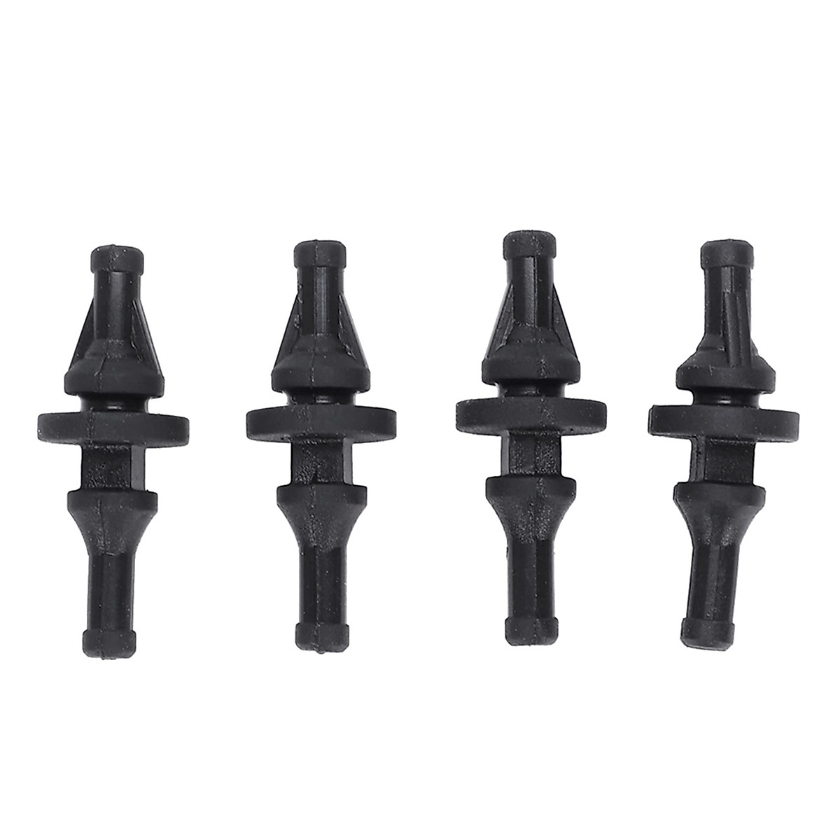GJHL Screw 32 PCS Rubber Anti Vibration Mount Screw Pin Rivet,for Case Fans Anti Vibration Screw Durable (Color : Black, Size : Other)