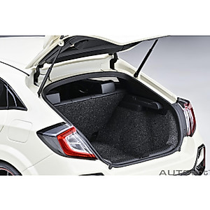 2021 Civic Type R (FK8) RHD (Right Hand Drive) Championship White 1/18 Model Car by Autoart 73220