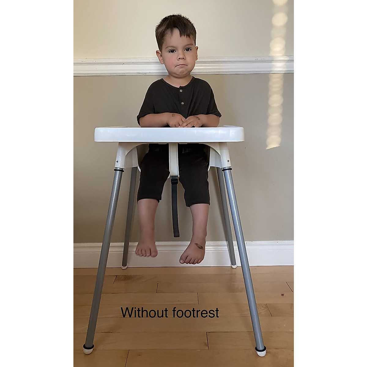 High Chair Footrest Compatible with IKEA Antilop - 100 Percent Natural Bamboo, K-2