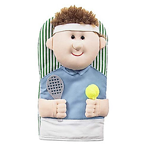 Ritz Kitchen Friends Novelty Cotton Oven Mitt, Great Housewarming Gift, Kitchen Decoration, Gifts for Men, 6" x 11", Tennis Boy, Single Unit