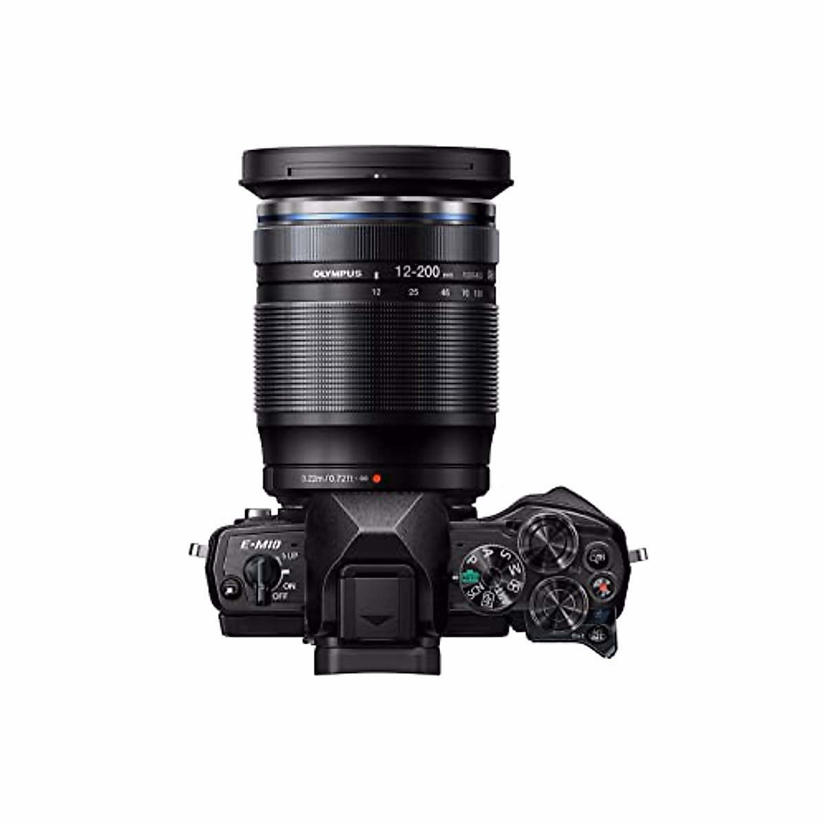 Olympus M.Zuiko Digital ED 12-200mm F3.5-6.3 Lens, Universal Zoom, Suitable for All MFT Cameras (Olympus OM-D & Pen Models, Panasonic G-Series), Black