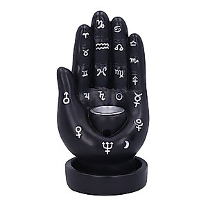 Nemesis Now Palmistry Backflow Incense Burner (Black) 12cm