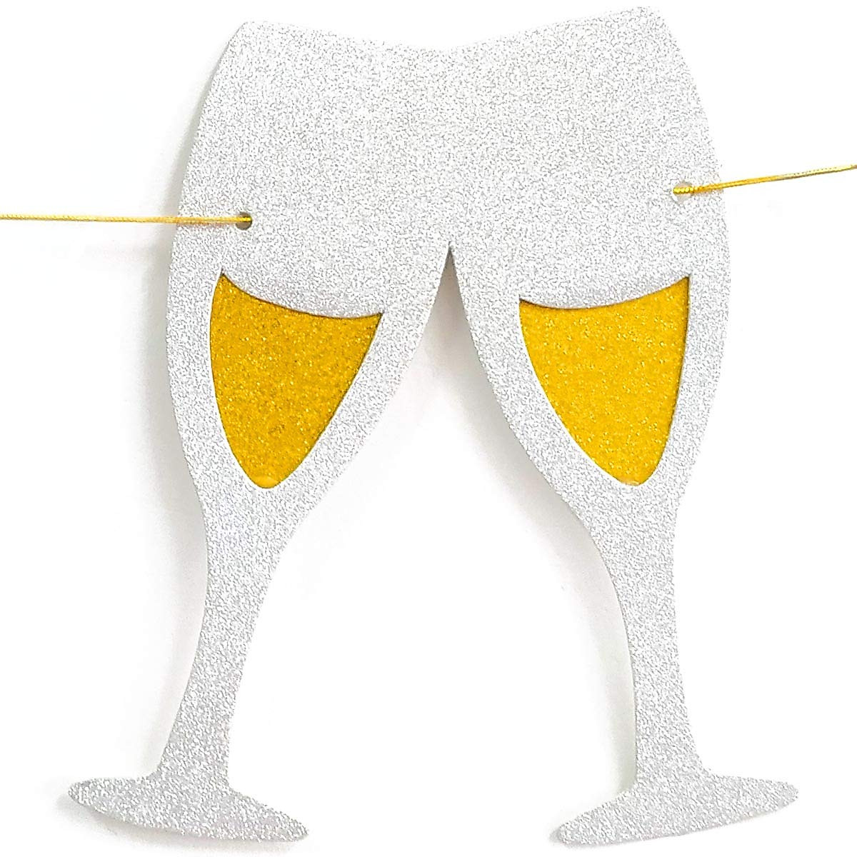 Mimosa Bar Sign But First Mimosas Gold Banner, Decorations for Bridal Shower Baby Shower Bubbly Bar Champagne Brunch Bachelorette Party Engagement Wedding Graduation Fiesta Birthday Party