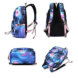 JUSTGOGO KPOP TWICE Backpack Daypack Shoulder Bag School Bag Bookbag with USB Charging Port