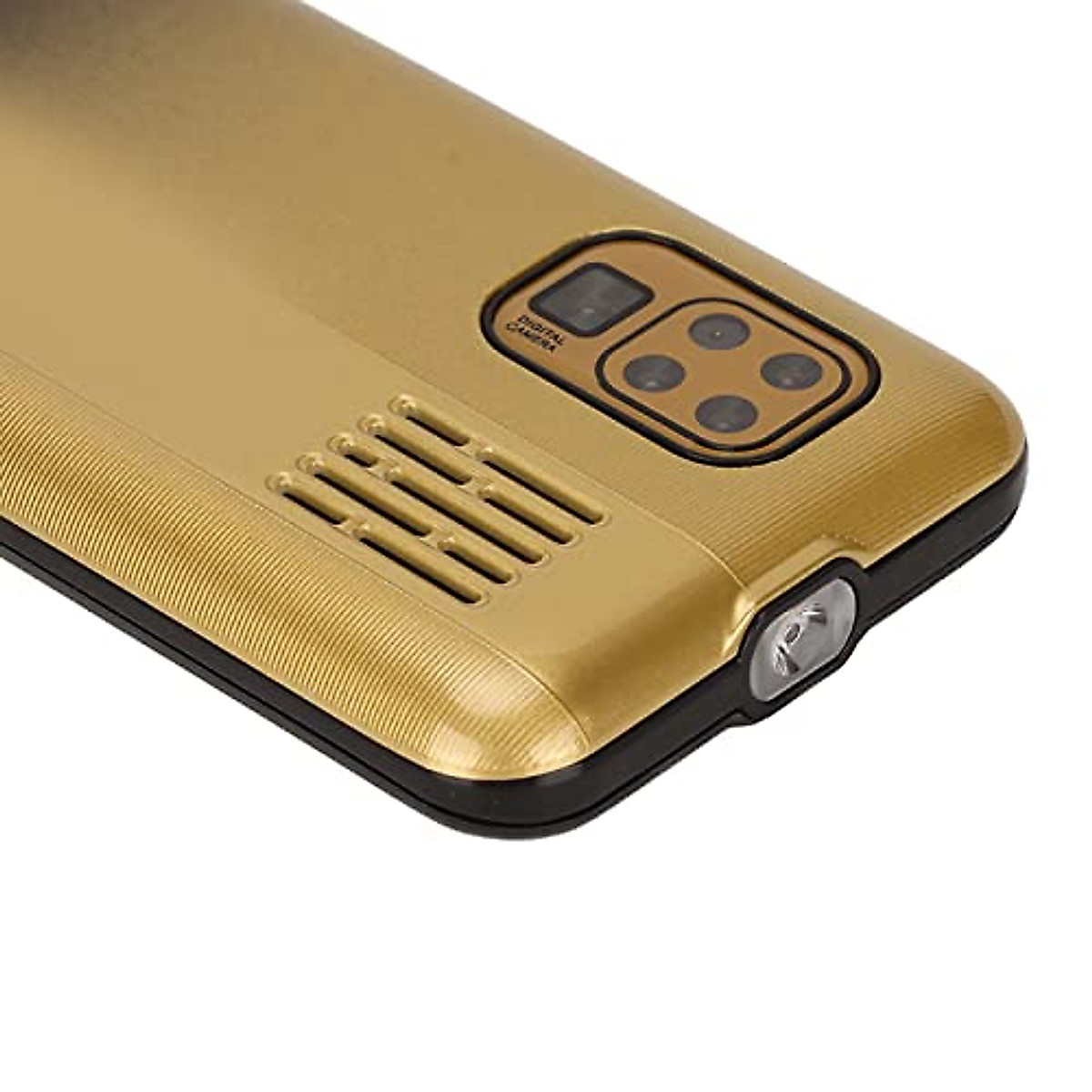 2G Unlocked Senior Cell Phone, Easy to Use Big Button Simple Mobile Phone with 3 Card 3 Standby, SOS Button, 2.2" Screen & 2500mAh Battery, Ultra Thin Unlocked Phone for Elderly & Kids(Gold)