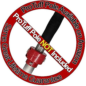 Pool Skimmer Net Rake, Ultra Fine Mesh, Unlimited Free Replacement by ProTuff - 3X Faster Heavy Duty 250 Micron Nylon for Cleaning Silt, Sand, Pollen & Swimming Pool Skimming - 60 Mesh - 18"