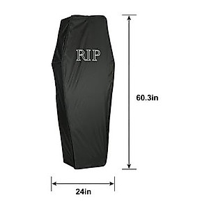 Amscan Halloween Cemetery Pop Up Coffin, Home Decor, 60" H x 24" W x 9 1/2" D 1 ct