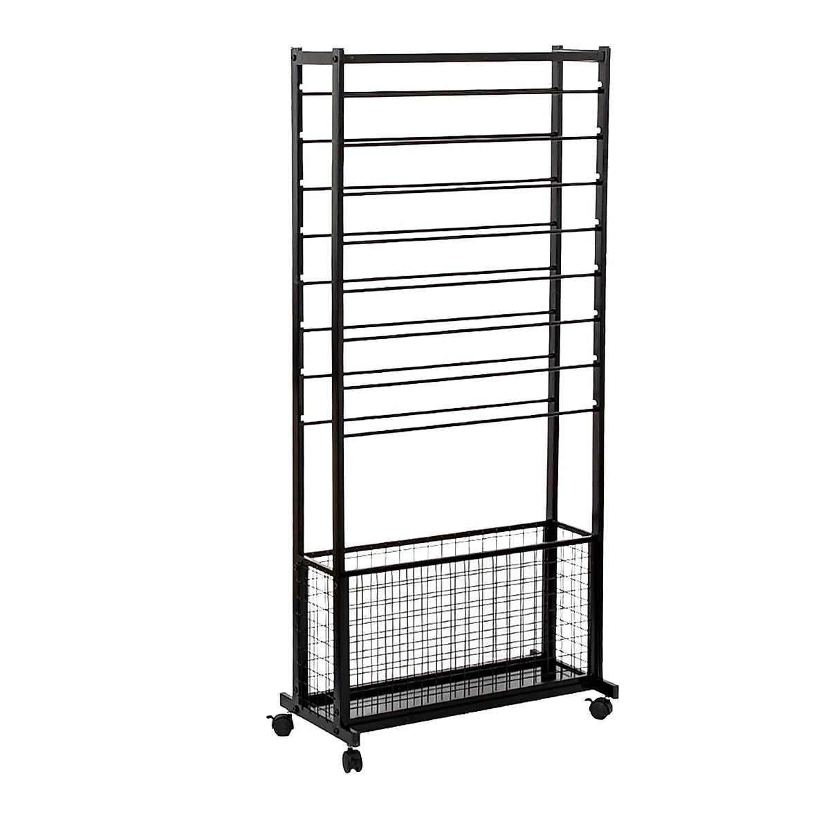 Stranthother Double-Sided 16-Layer Ribbon Holder Organizer Rack,Ribbon Holder,Ribbon Storage,Metal Large Capacity Ribbon Stand Organizer,Ribbon Display Rack Storage Shelf For Craft Room,Wrapping Paper