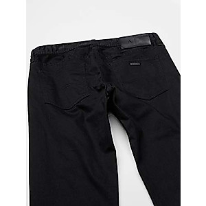 A|X ARMANI EXCHANGE Men's Straight Fit Denim Jeans, Black, 30