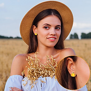 Riceshoot 72 Pairs Holiday Earrings for Women St. Patrick's Day Easter Summer Patriotic Earrings(Ear Studs)