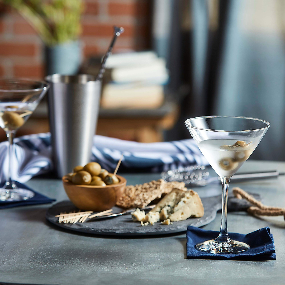 Libbey Vina Martini Glasses, 12-ounce, Set of 6