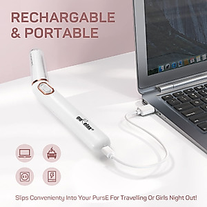 Bikini Shaver for Women Pubic Hair, USB Bikini Line Hair Removal, Ladies Bikini Hair Remover + Foldable Shaver kit, Electric Intimate Trimmer/Razor for Bikini Area, with Storage Bag by Gurelax