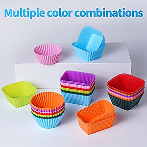 Silicone Lunch Bento Box, 52 Pack Bento Lunch Box Bundle Dividers with Food Picks Lunch Accessories, Durable, Reusable, BPA-Free, Freezer and Dishwasher Safe