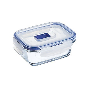 Luminarc Pure Box Active – Airtight Glass Storage Container, Rectangular 0.38 L