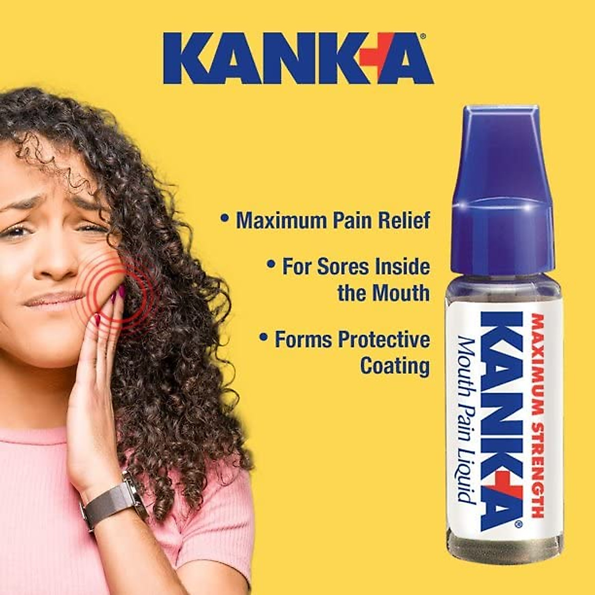 Kank-A Mouth Pain Liquid Professional Strength 0.33 Ounce, 1 pack