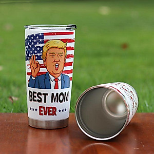 AREOK Mothers Day Gifts for Mom from Daughter Son, Best Mom Ever Gifts - Great Mom Mother Gifts, Mothers Day Birthday Tumbler Gift for Mom, 20 Oz Mom Tumbler Cup