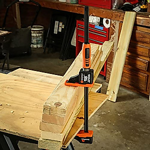 GreatNeck 74292 18 Inch Precision Bar Clamps, Sliding Bar Clamp, Carpenter Clamp, Wood Clamps for Woodworking, Twist Locking Mechanism, 2 Pack