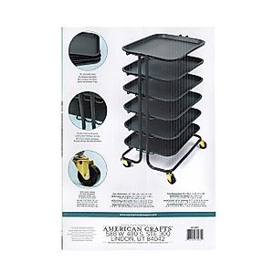 We R Memory Keepers Storage Project Cart- 6 Removable Trays