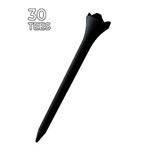 PRIDE GOLF TEE unisex adult 2-3/4 Inch Golf Tees, Black, 2.75 US