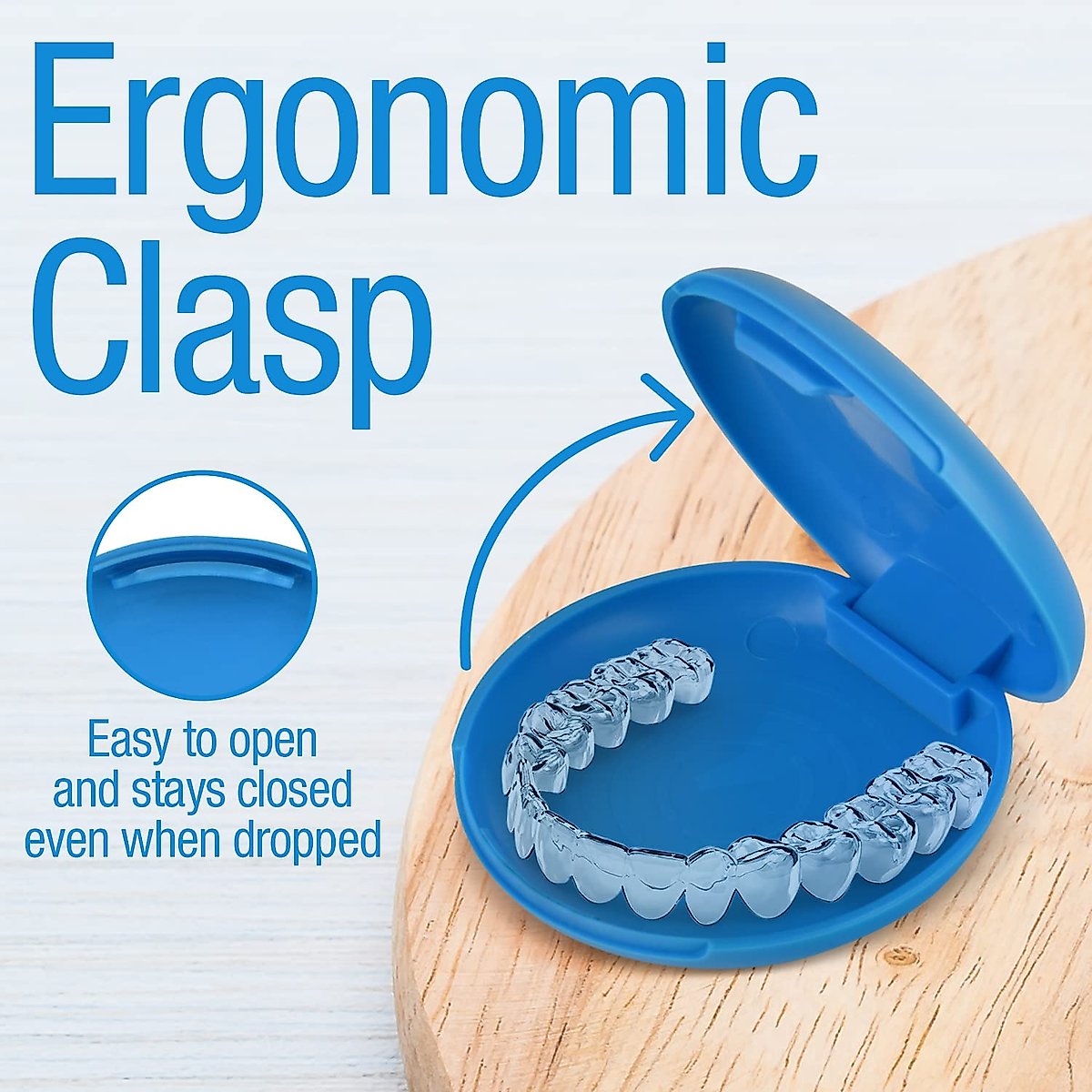IMPRESA 3-Pack Retainer Case Set Intended for Invisalign Teeth Aligner – Slim, Portable Aligner Case Design for Secure & Easy Access – Slim Retainer Holder