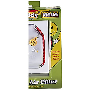 Smoke Buddy Mega Personal Air Purifier Cleaner Filter Removes Odor - White