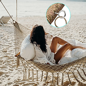 Kalekey 2.6inch Screw Eyes Heavy Duty Screws Eye Bolts Stainless Steel Eye Hooks Self Tapping Eyelet Screw for Wood Indoor & Outdoor Use(Sliver 40PCS)