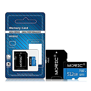 512GB Memory Card Micro SD Card 512GB High Speed Class 10 for Android Smartphones/Cameras/Tablets/Nintendo-Switch and Drone