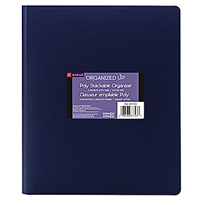 Smead Organized Up Multi Pocket Organizer, Eight Pockets, Letter Size, Dark Blue