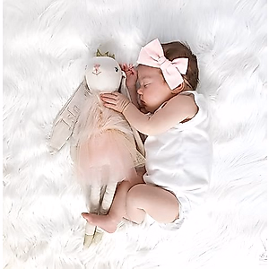 MON AMI Princess Bunny Stuffed Doll - 18", Soft & Cuddly Plush Animal Doll for Kids of All Ages, Use as Toy or Room Décor