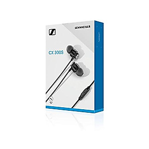 Sennheiser CX 300S In Ear Headphone with One-Button Smart Remote - Black