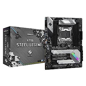 ASRock Intel X299 Chipset ATX Motherboard X299 Steel Legend