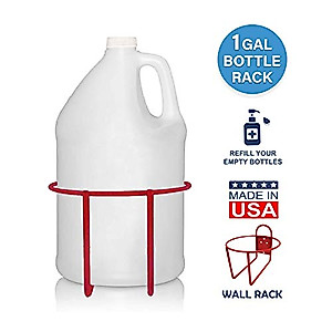 TCD Parts - Wall Rack for 1 Gallon Bottle (Red)