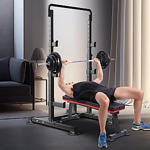 Squat Rack Cage Adjustable Squat Rack Home Gym Power Rack Pull Up Bar Power Rack Bench Press Bar