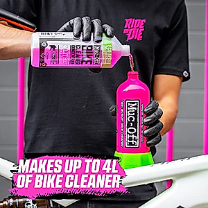 Muc Off Bike Cleaner Concentrate, 1 Liter - Fast-Action, Biodegradable Nano Gel Refill - Mixes with Water to Make Up to 4 liters of Bike Wash