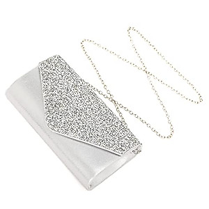Taponukea Clutch Purses for Women Fancy Handbags for Evening Bag Shiny Rhinestone Studded Prom Party Bridal Clutches