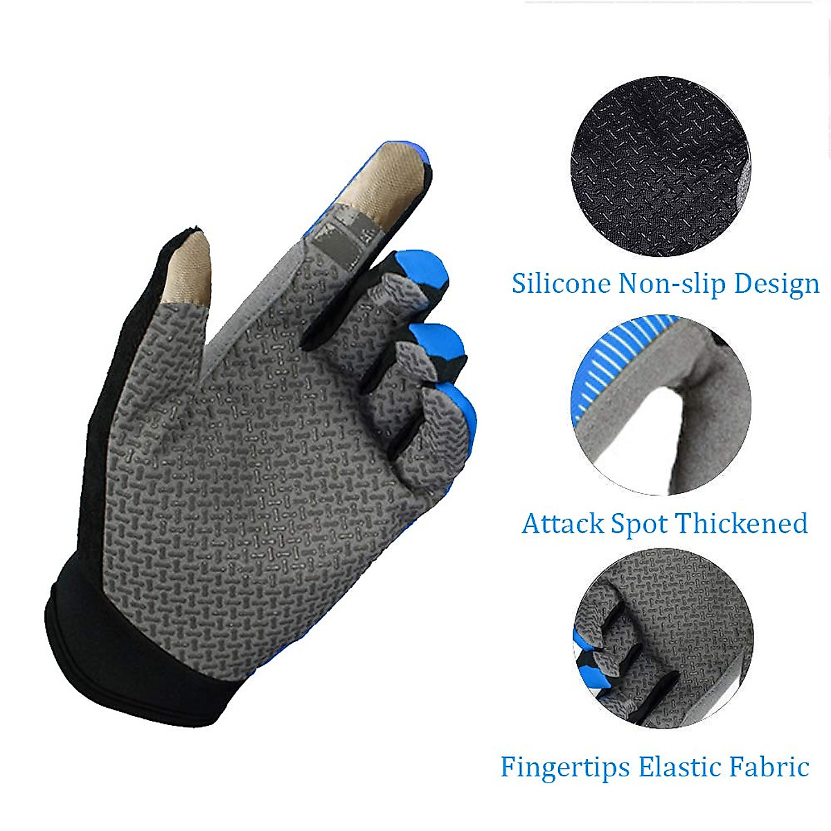 Ultimate Flying disc Gloves Ultimate Grip and Disc Gloves Breathable Non-Slip Sport Cycling Golf Glove, Improve Throws & Catches 1 Pair