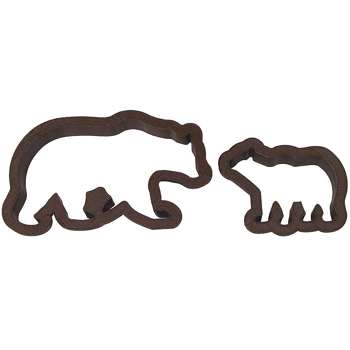 CookieCutterCom Brand Mama Bear and Baby Bear Cookie Cutter 4.5 Inch & 2.5 Inch - Hand Made in the USA