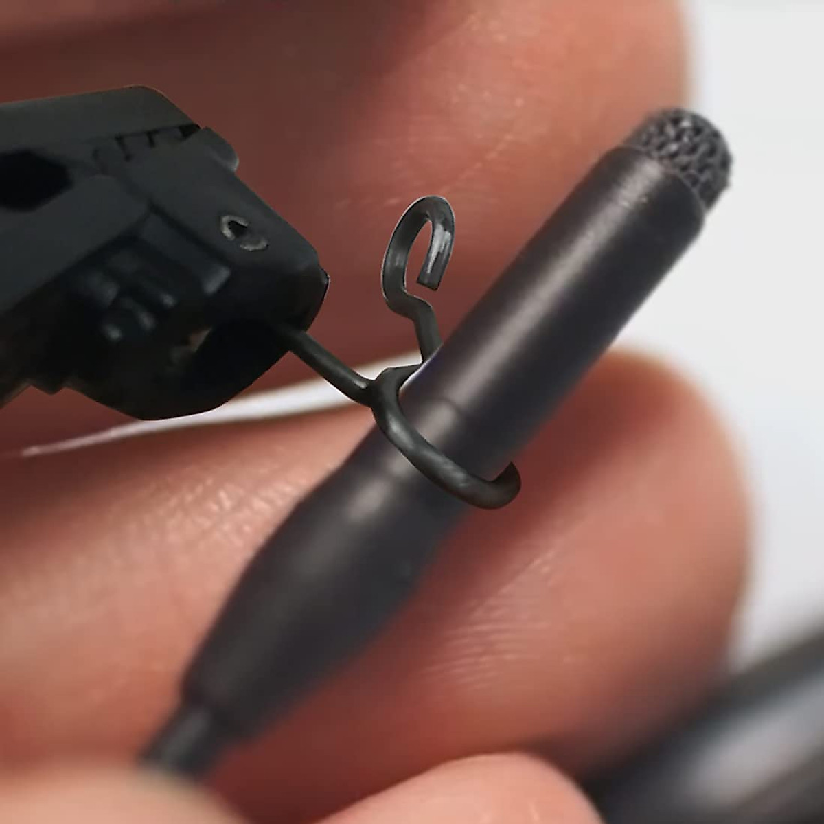 Canfon 2pcs Lapel/Lavalier Microphone ABS Tie Clip for Sanken COS-11D Deity W.Lav Pro Lavalier Mic with Diameter of 3.5-4.5mm(3.5mm)